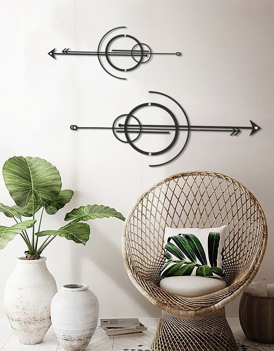 Metal Dekor Arrow | Archtwain Tasarımları | İskandinav Stili Dekorlar